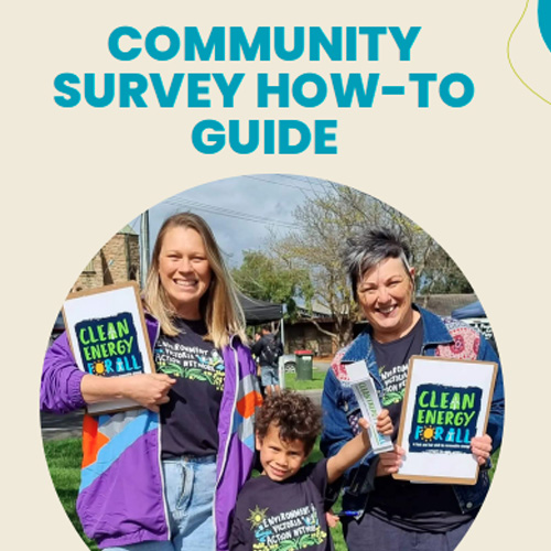 Environment Victoria | Community Electrify Survey Resources